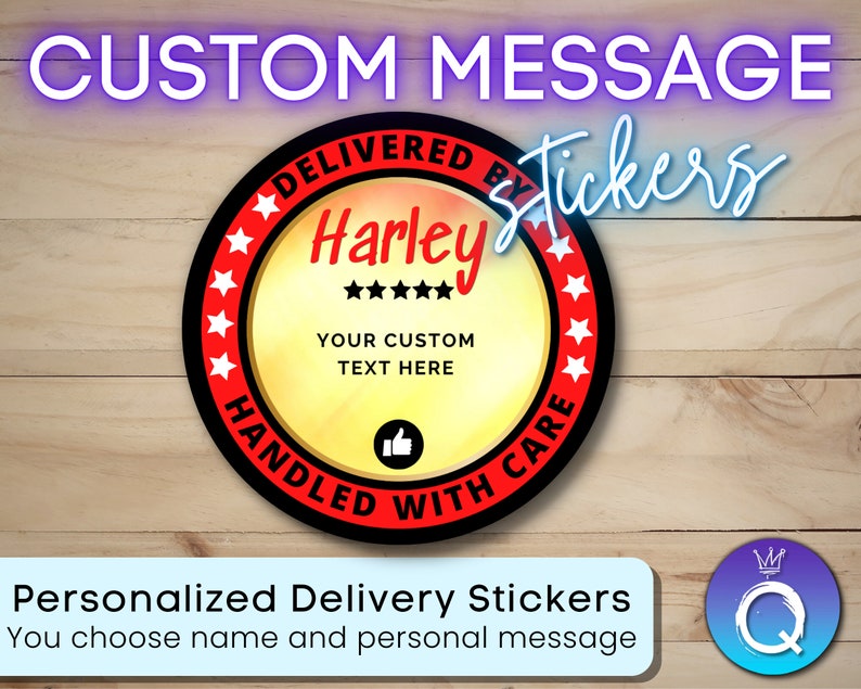 Custom Delivery Stickers for Gig Workers of Doordash Uber - Etsy