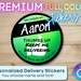 Uber Eats Delivery Stickers for Gig Workers. Custom Personalized Uber ...