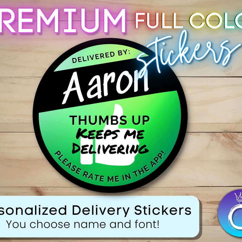 Custom Thumbs up Sticker - Etsy