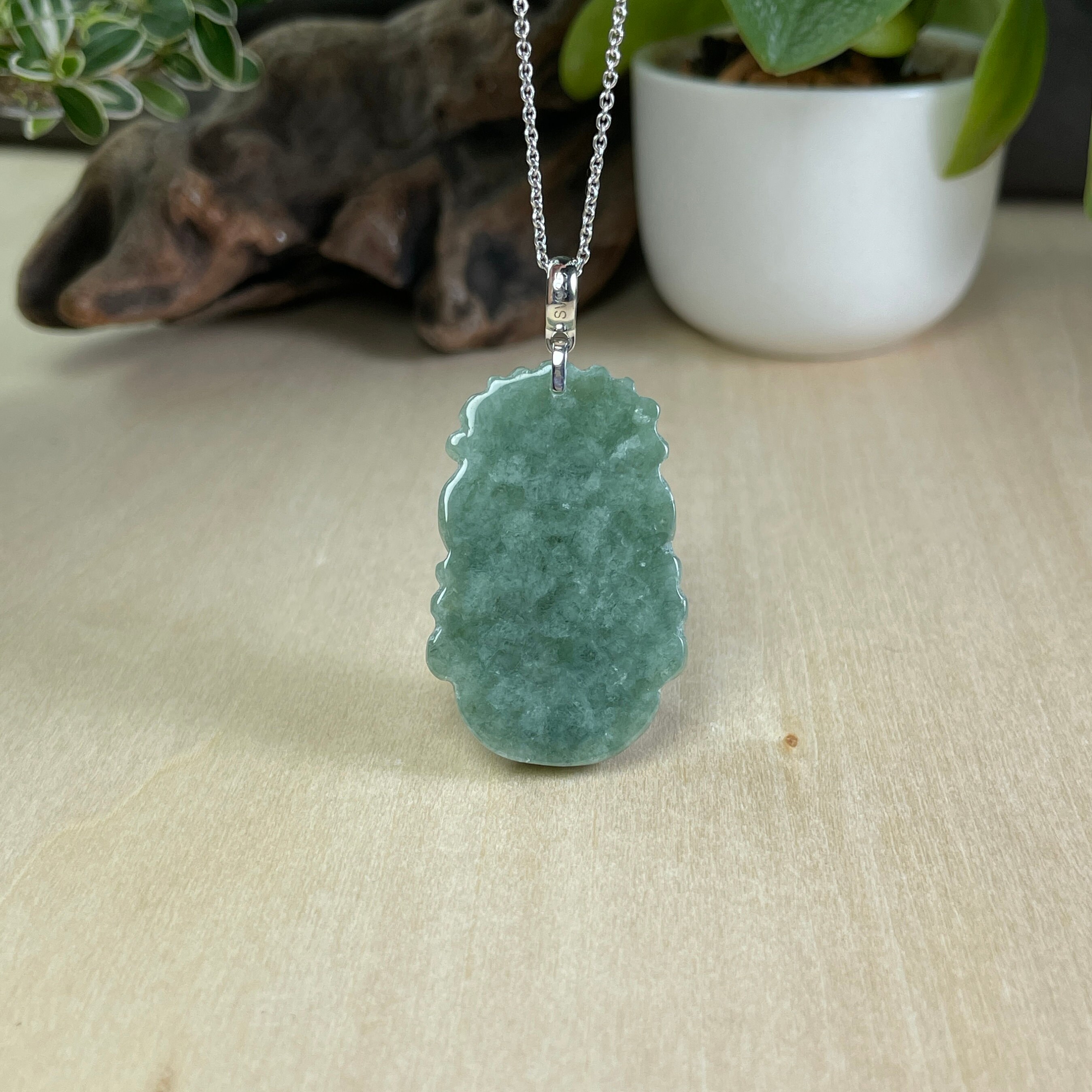 Year of the Goat Necklace, Real Jade Goat Pendant, Chinese Zodiac Charm ...