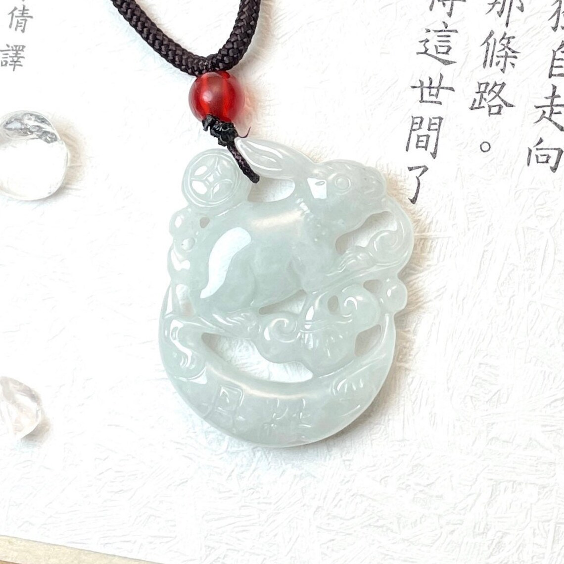 Year of the Rabbit 2023 Real Jade Bunny Chinese Zodiac Rabbit - Etsy