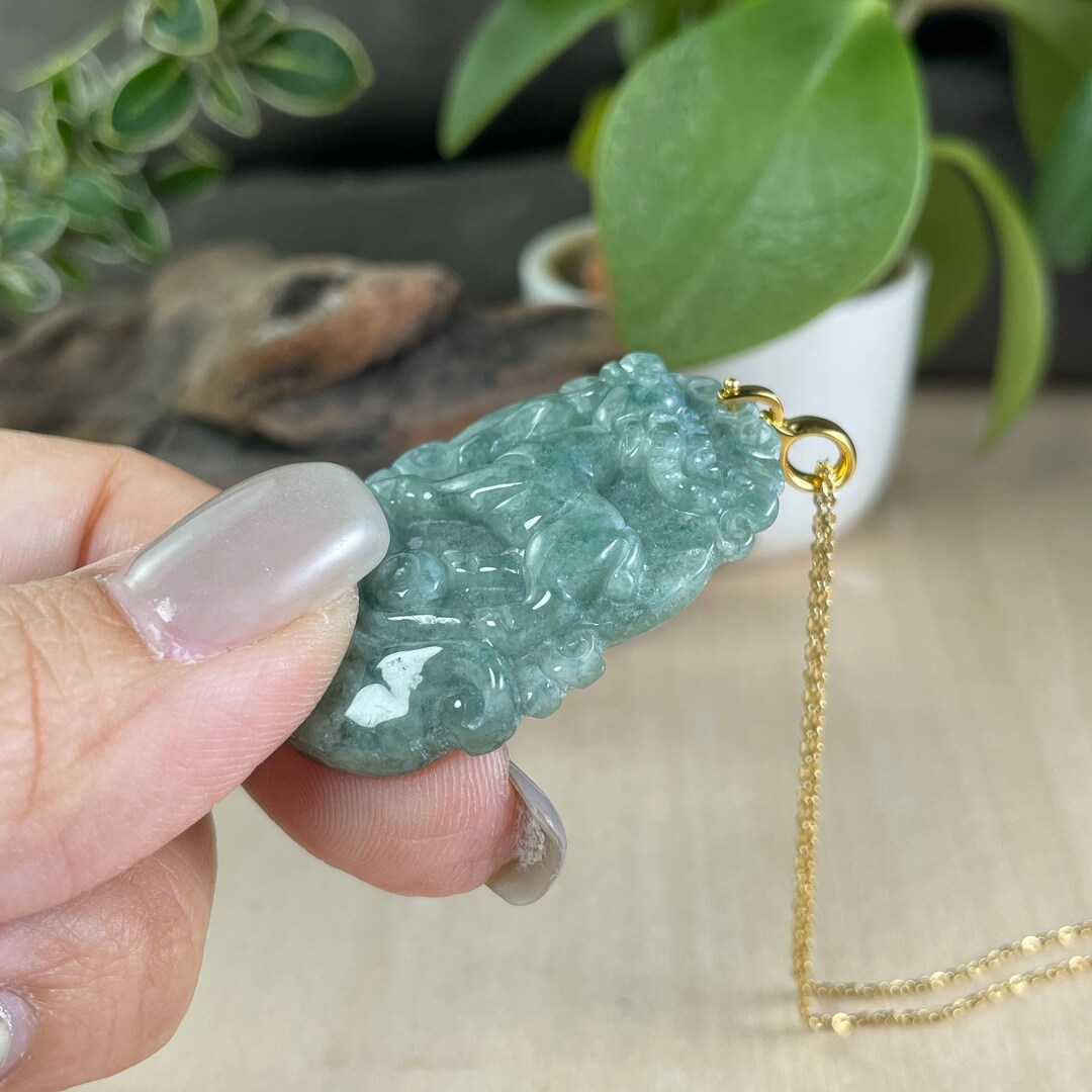 Year of the Goat Pendant, Jade Goat Sheep Lamb Necklace, Chinese Zodiac ...