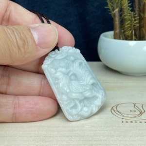 Real White Jade Rooster Pendant, Chinese Zodiac Year of Rooster Chicken ...