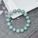 Authentic Green Jade Bracelet Bangle, Type A China Jadeite Beads ...