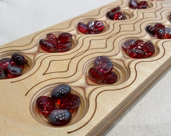 Mancala With Marbles - Etsy