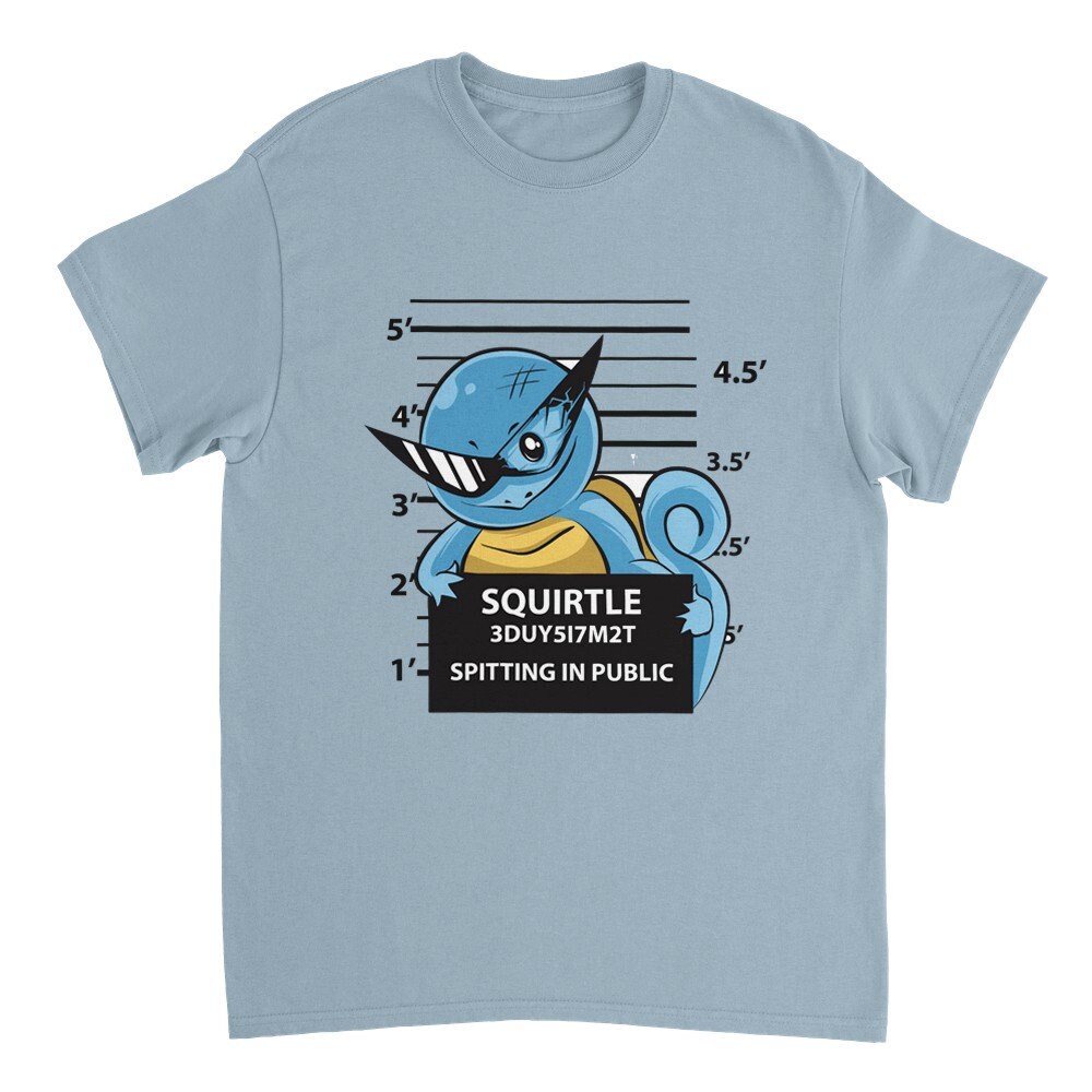 Pokemon Squirtle spitting in Public Heavyweight - Etsy