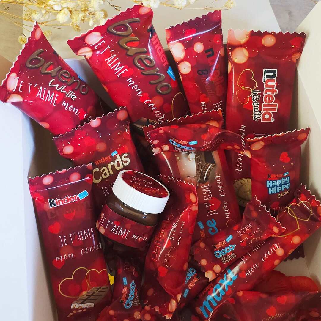 Personalized Kinder Gift Box, Personalized Gift Box, Chocolate ...