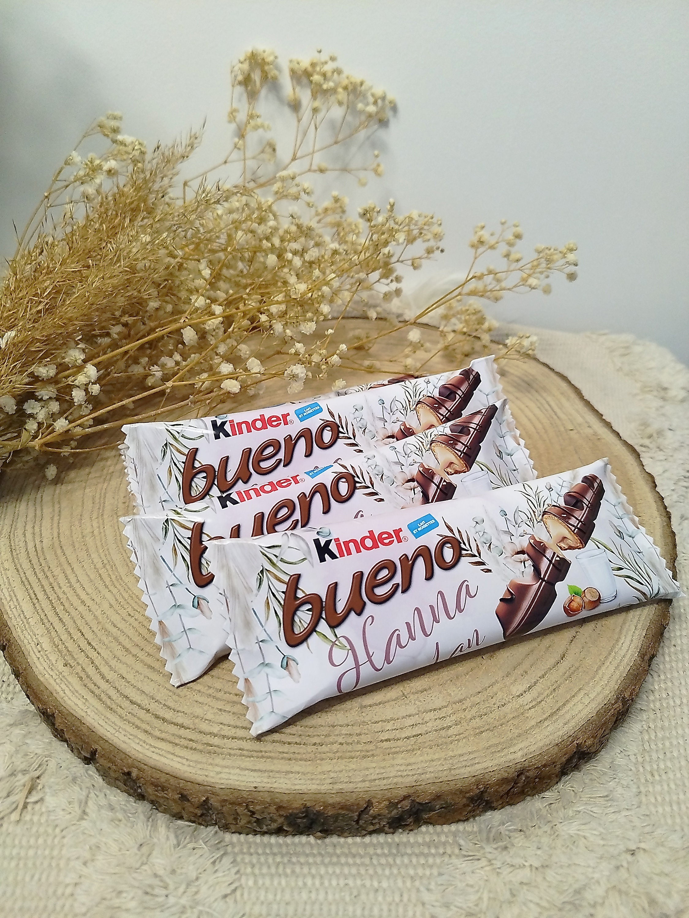 Kinder Bueno Personnalisé Confiserie Personnalisée - Etsy