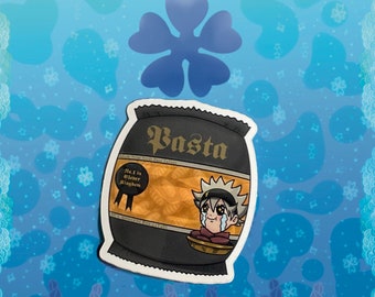 Black Clover Asta Sticker | Etsy