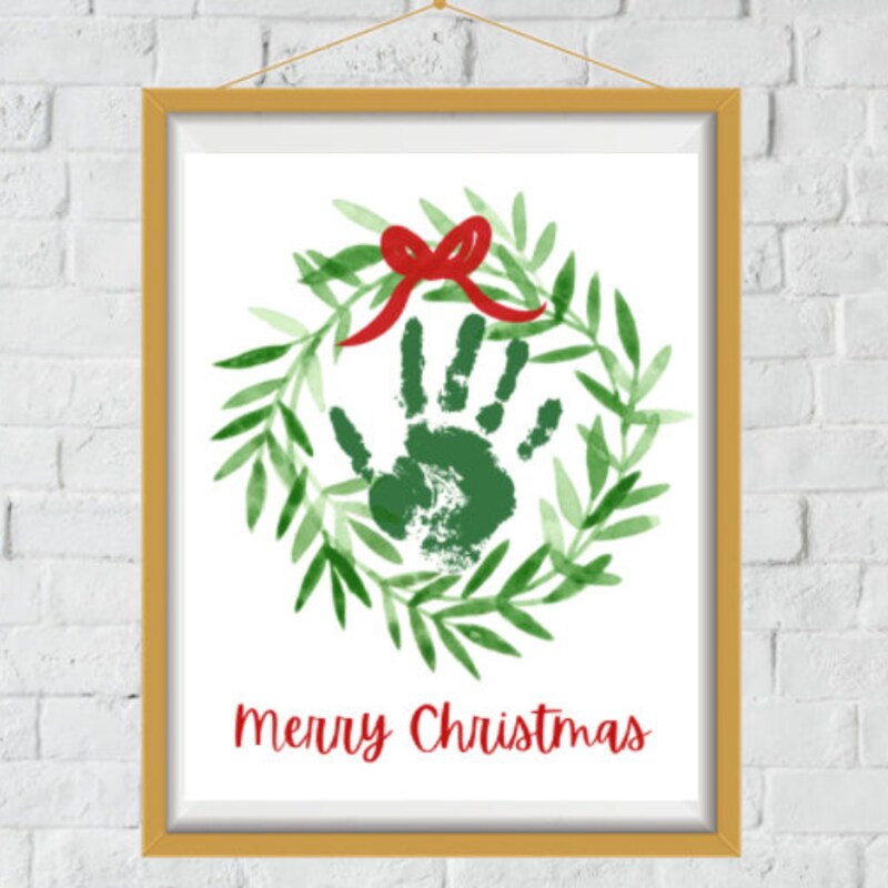 Christmas Handprint - Etsy