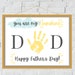 Printable Handprint Art for Father's Day You Are My Sunshine Dad ...