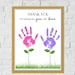 Printable Flower Handprint Art | Thank You for Helping Me Grow and ...