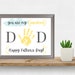 Printable Handprint Art for Father's Day You Are My Sunshine Dad ...