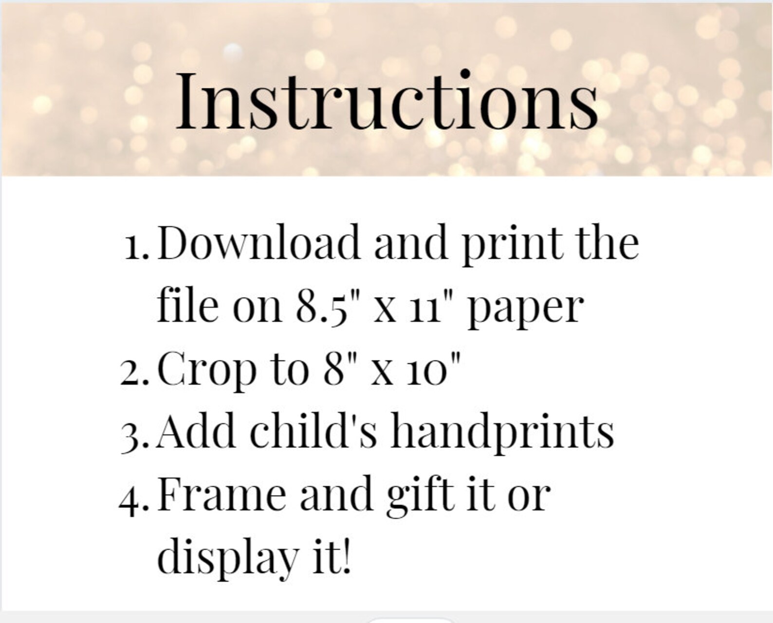 Printable Handprint Art | Let It Snow | Snowflakes Craft | Instant ...