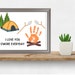 Printable Handprint Art | I Love You S'more Everyday | Instant Digital ...