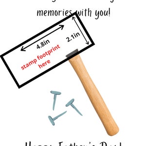 Printable Handprint Art | Daddy, I Love Building Memories With You ...