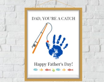 Printable Handprint Art When It Comes to Being a Great Daddy, You ...