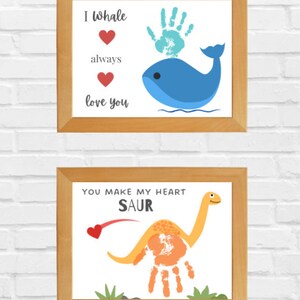 Printable Handprint Art | Valentine's Day Bundle | Instant Digital ...
