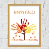 Printable Handprint Art Happy Fall Instant Digital Download - Etsy