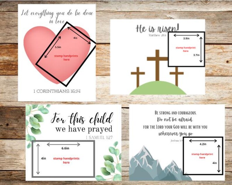 Printable Handprint Art Bundle | Bible Verses for Children | Instant ...