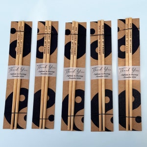 Personalized Chopsticks - Custom Wedding Favors, Guest Gifts, Party ...