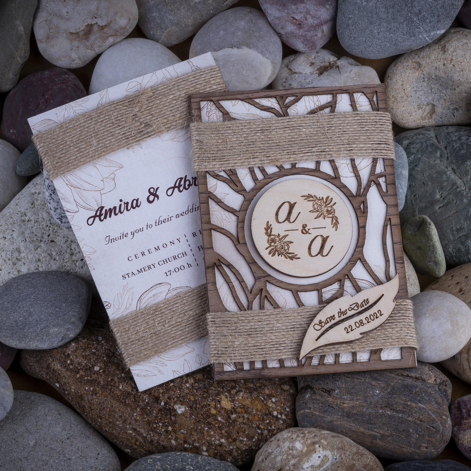 Rustic Wedding Invitation Wedding Invitations Wood Wedding - Etsy