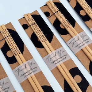 Personalized Chopsticks - Custom Wedding Favors, Guest Gifts, Party ...