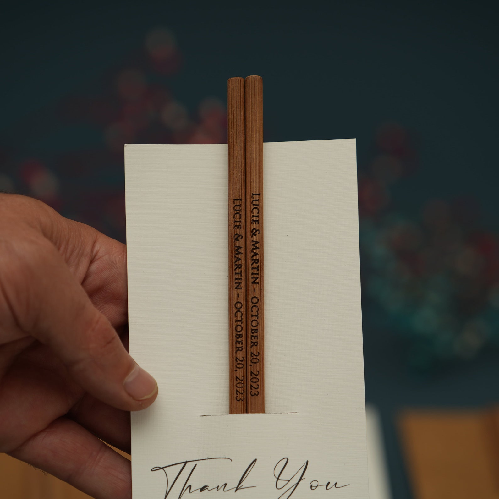 Personalized Wedding Chopsticks: Custom Engraved Party Favors - Etsy