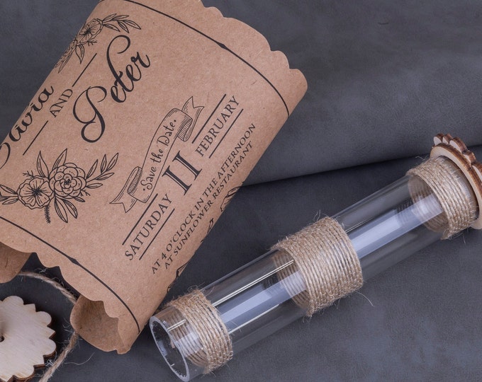 Scroll Wedding Invitation,scroll Invitation,engagement Invitations ...