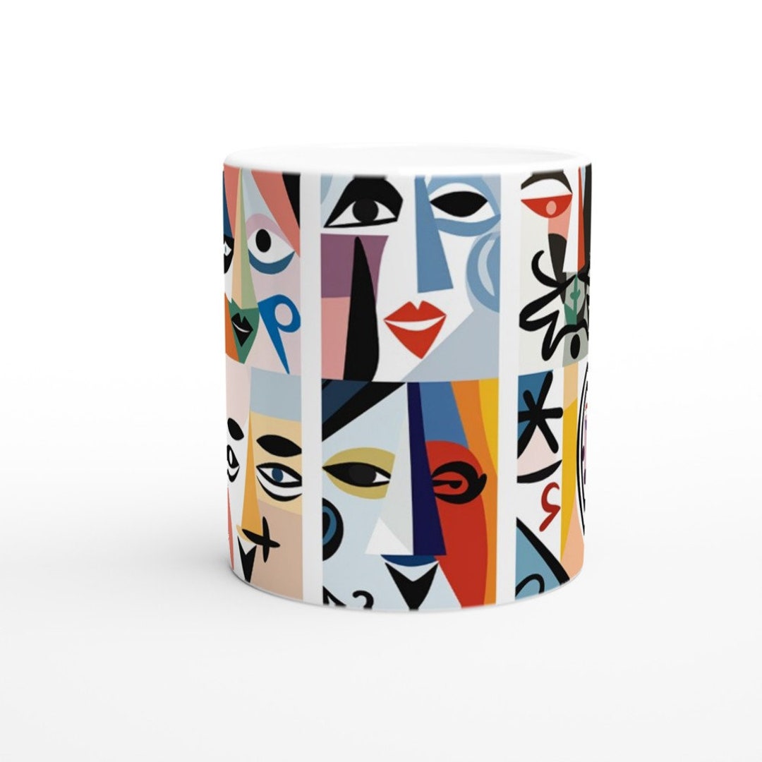 Picasso Inspired Ceramic Mug - Picasso Inspired Gift - Picasso Inspired ...
