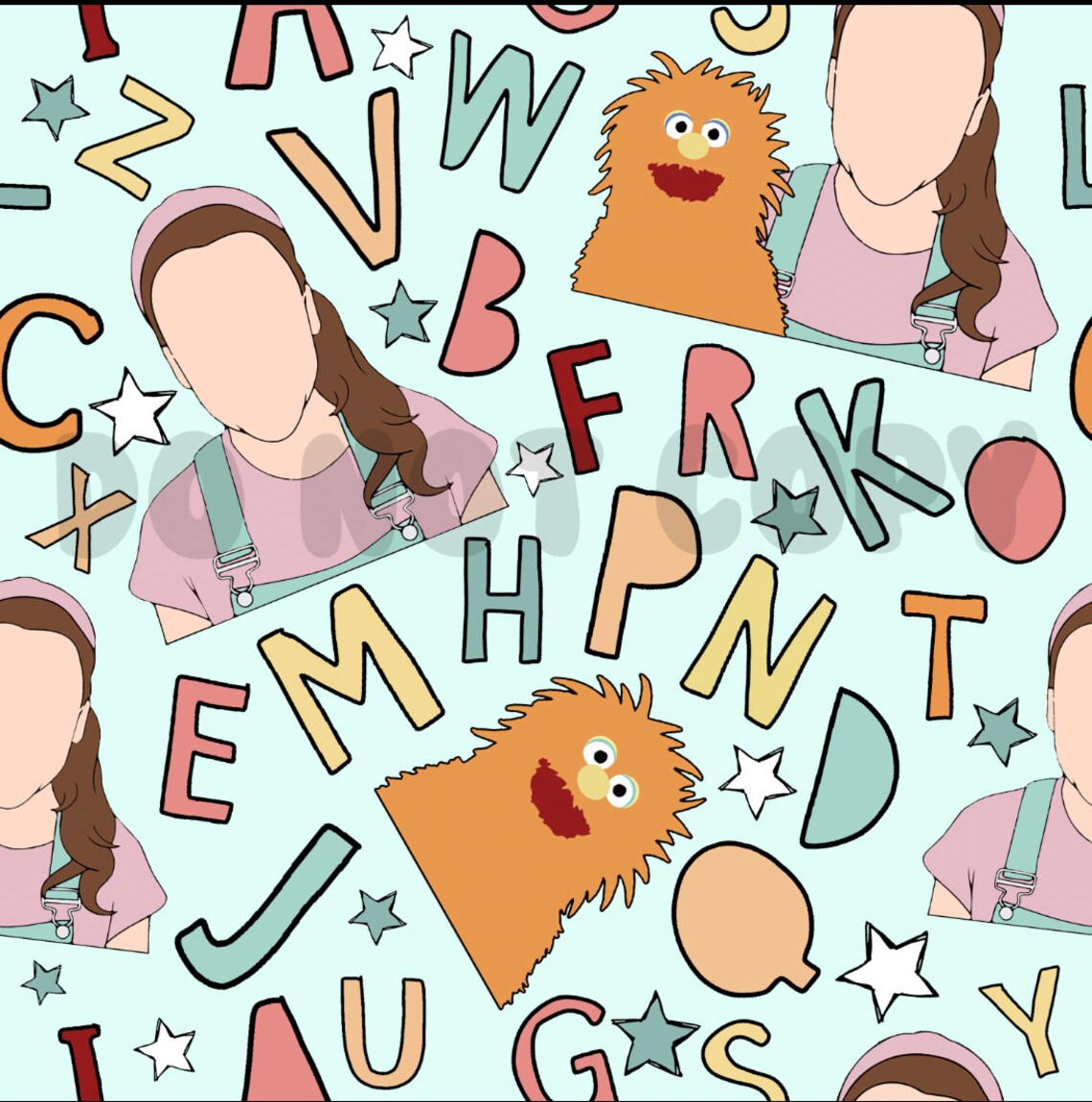 Rachel ABC Baby Learning | Kids Videos | Seamless Pattern Designs - Etsy