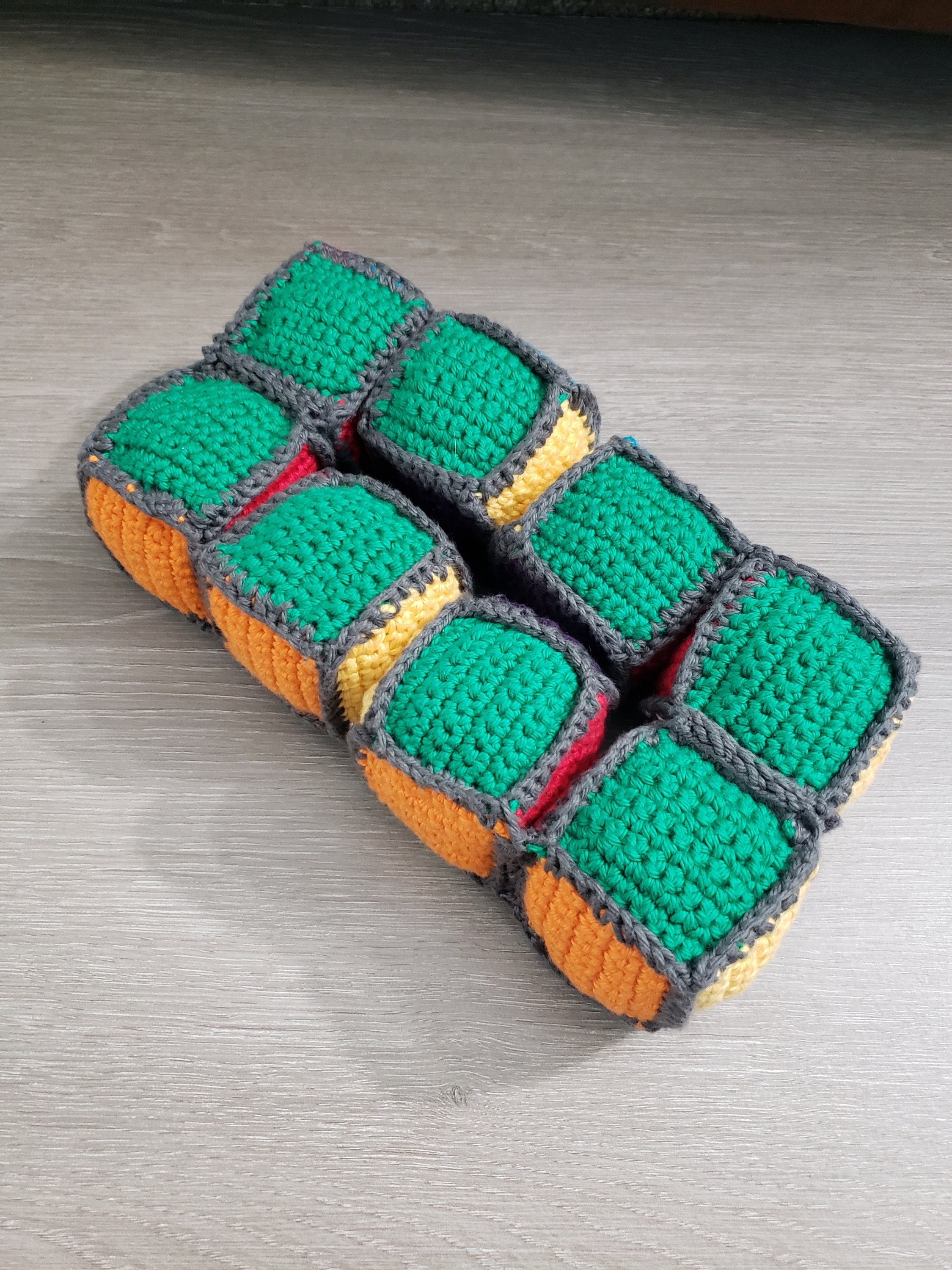 Crocheted Infinity Cube Toy - Etsy