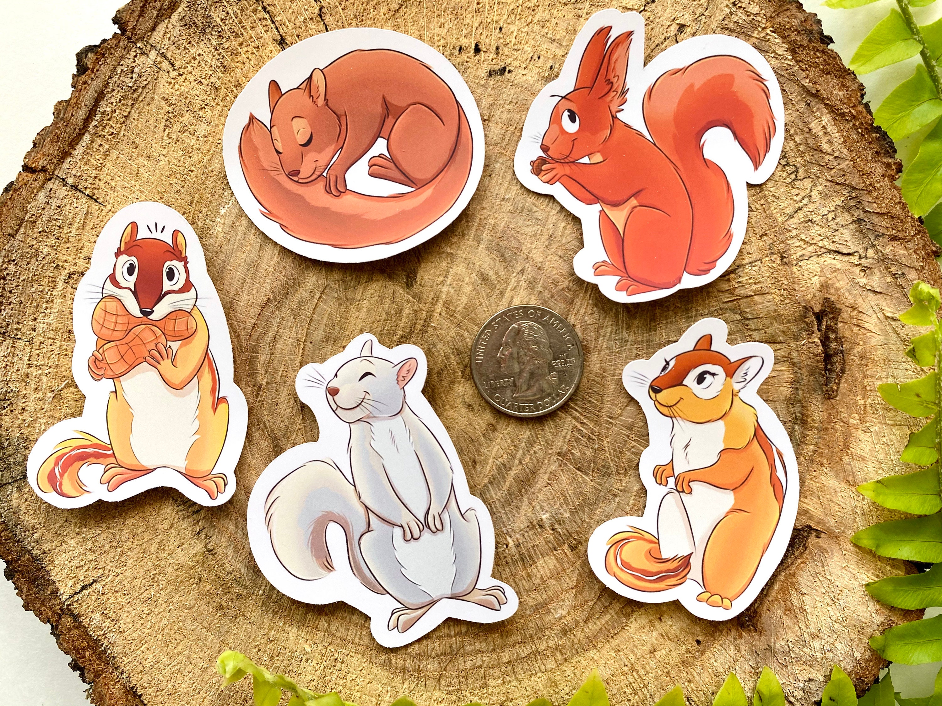 Set of 3 Sticker Pack Bundle Cute Animal Sticker Pack Bundle | Etsy