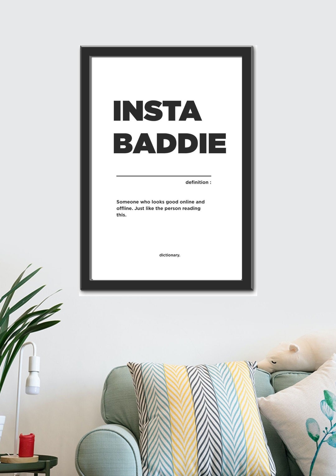 Downloadable Print Baddie Print Dictionary Prints - Etsy
