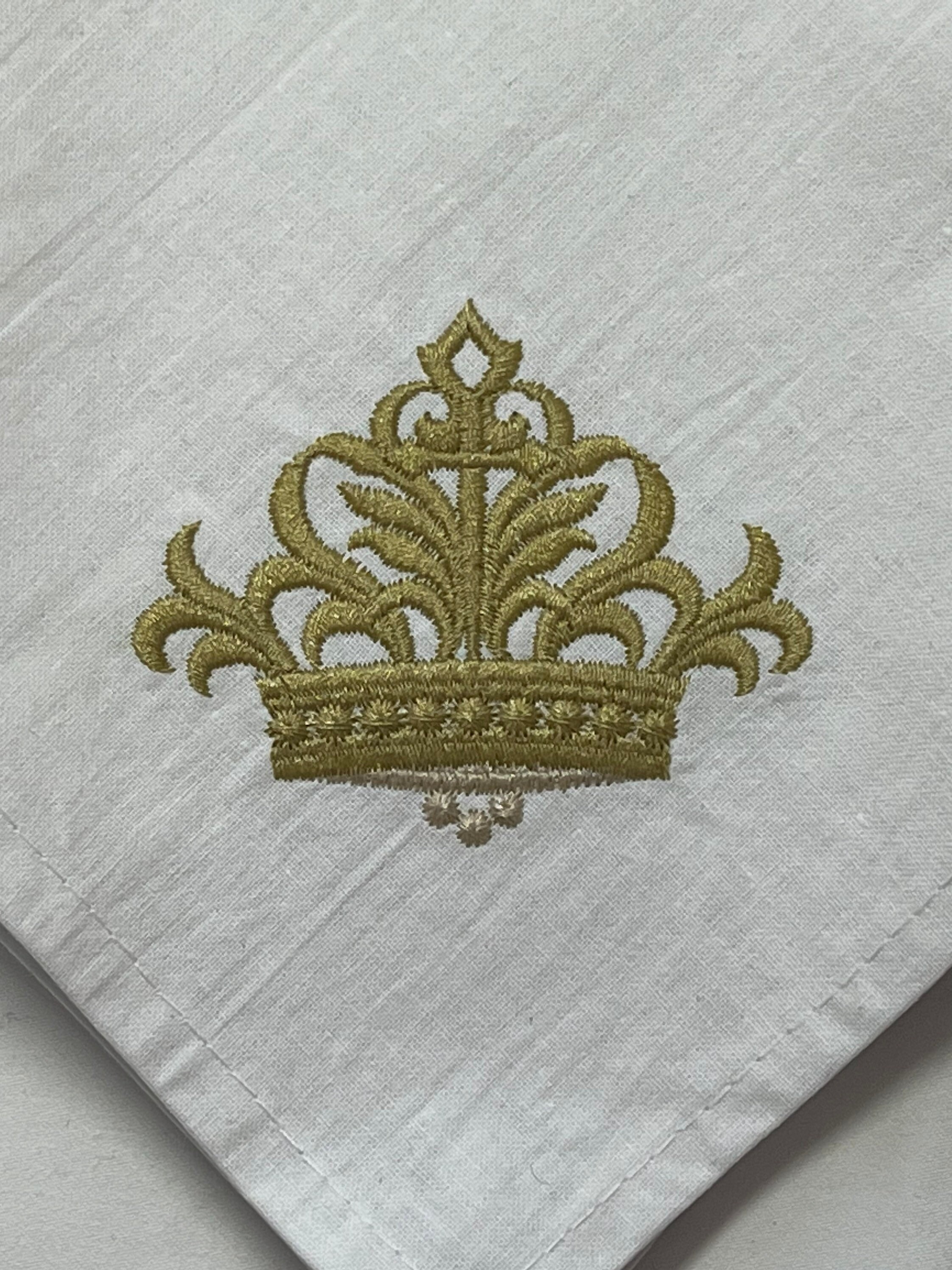 Renaissance Crown Table Napkin - Etsy