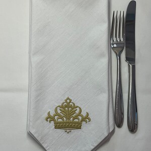 Renaissance Crown Table Napkin - Etsy