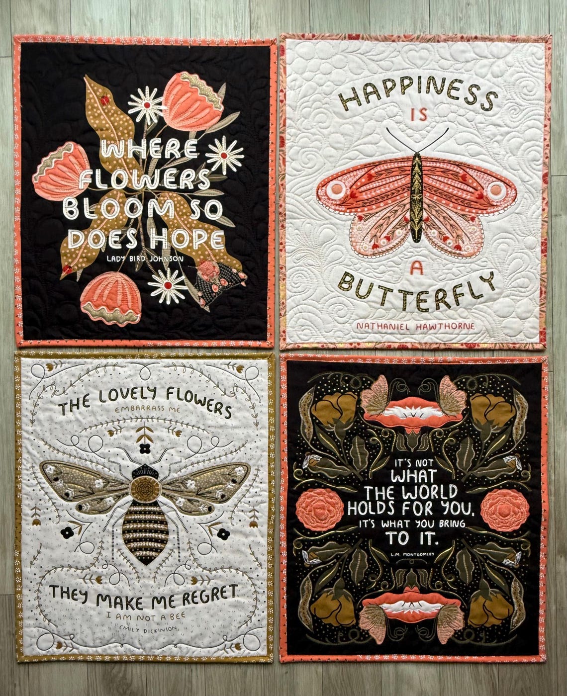 Gingiber Design Quilted Wallhanging - Etsy