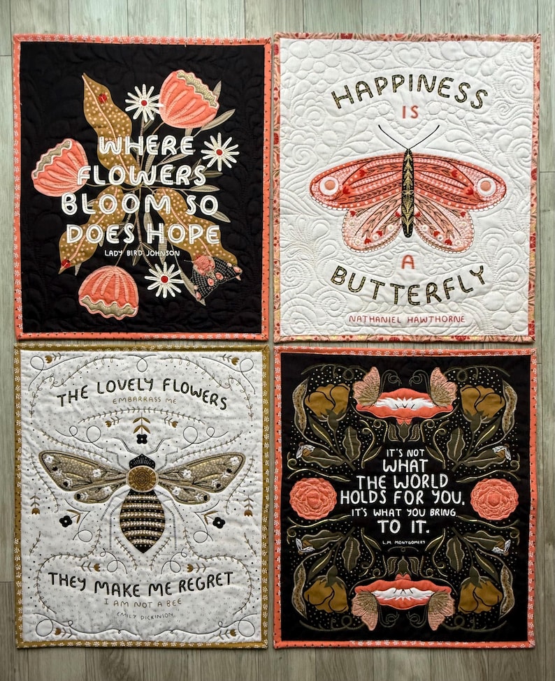 Gingiber Design Quilted Wallhanging - Etsy