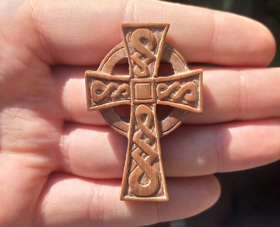 Sono Wood Celtic Cross Carving - Etsy