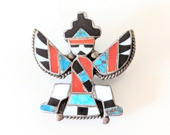 Zuni Knifewing Dancer Pin - Etsy
