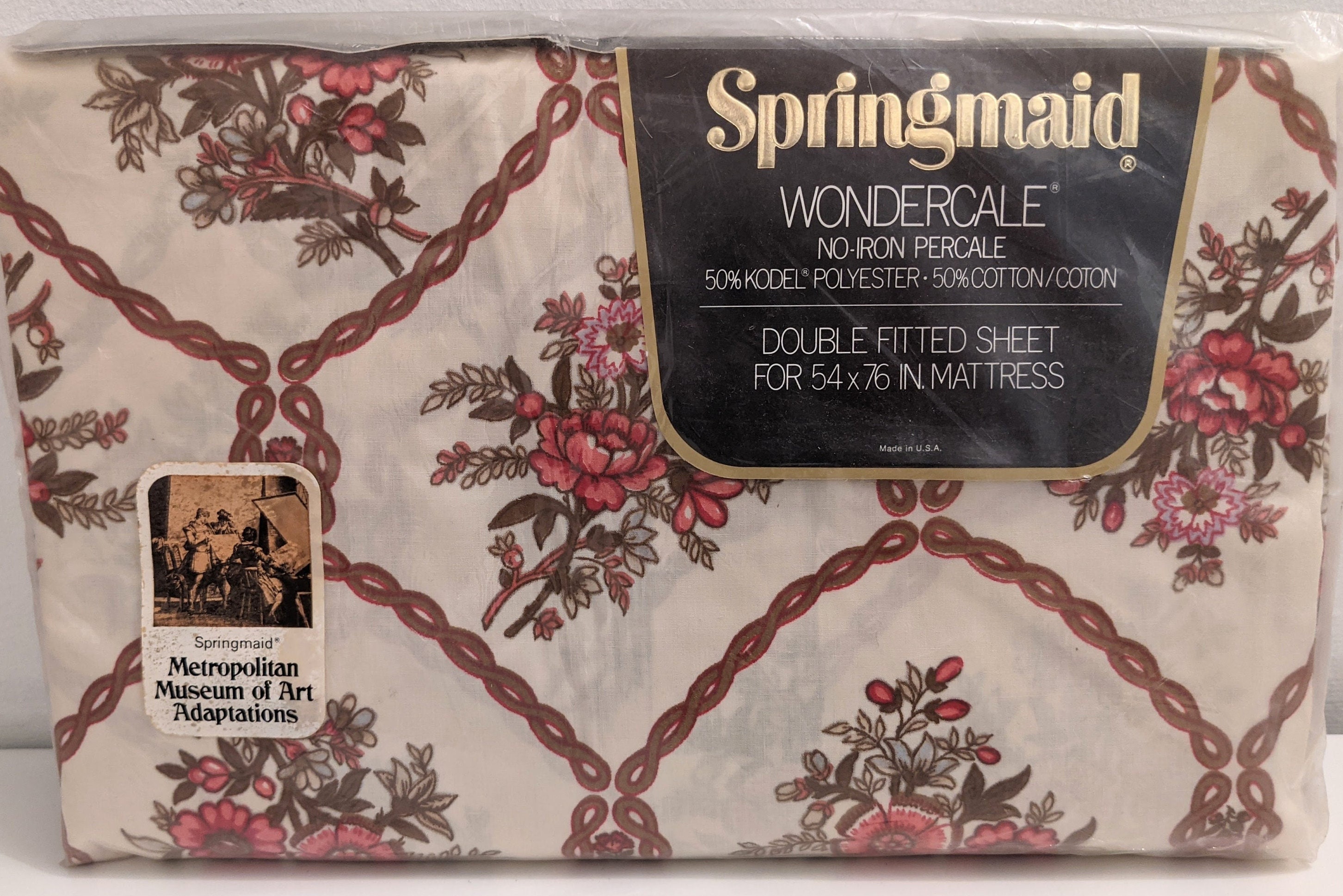 1970s Springmaid Wondercale Bedding Double or Full - Etsy