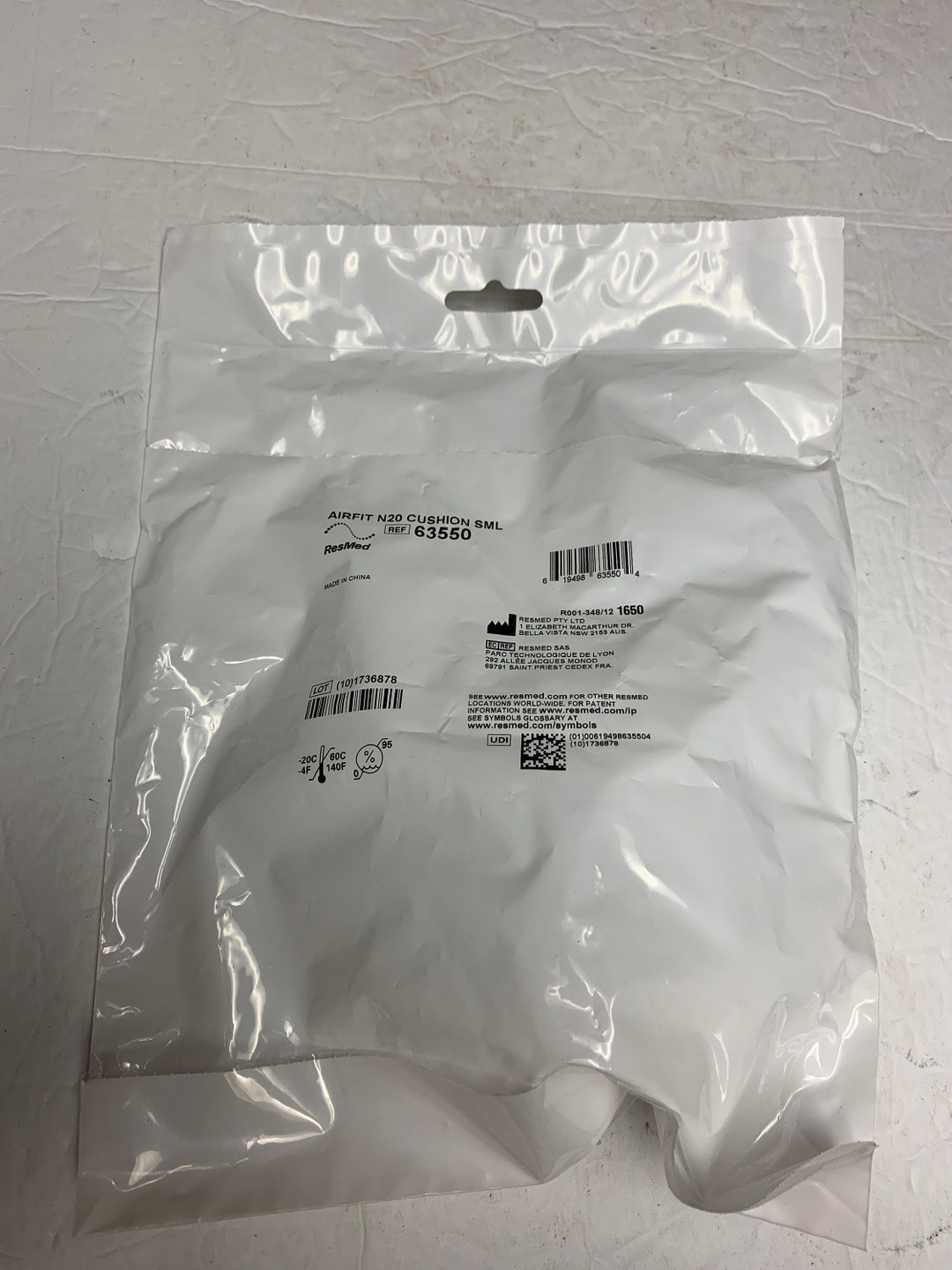Resmed Airfit N20 Replacement Nasal Cushion 63550 SML - Etsy