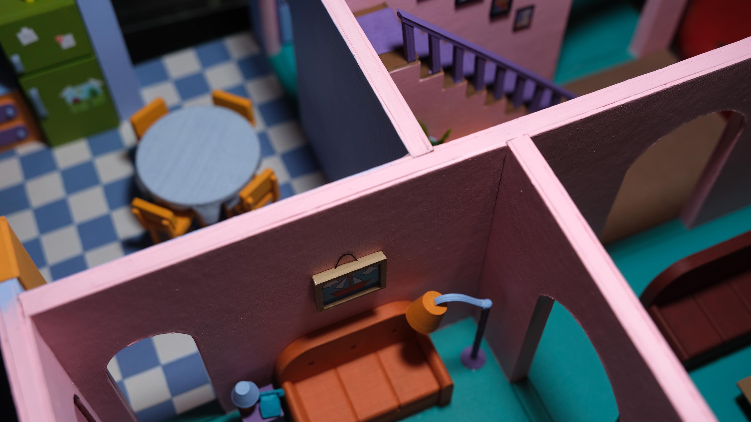 Simpsons House Diorama Miniature - Etsy