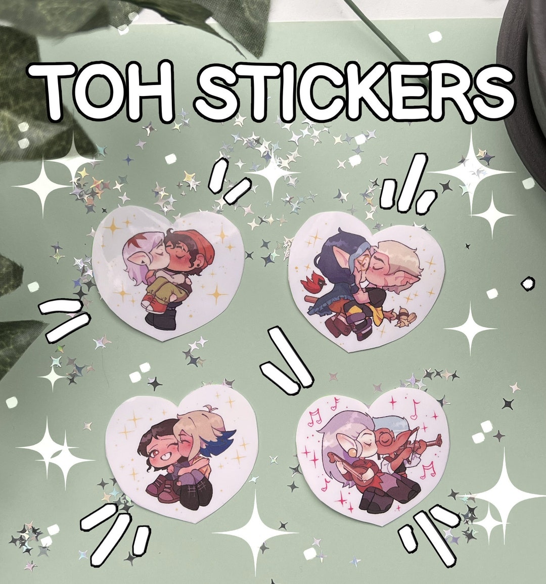 TOH Heart Stickers Small Hearts - Etsy