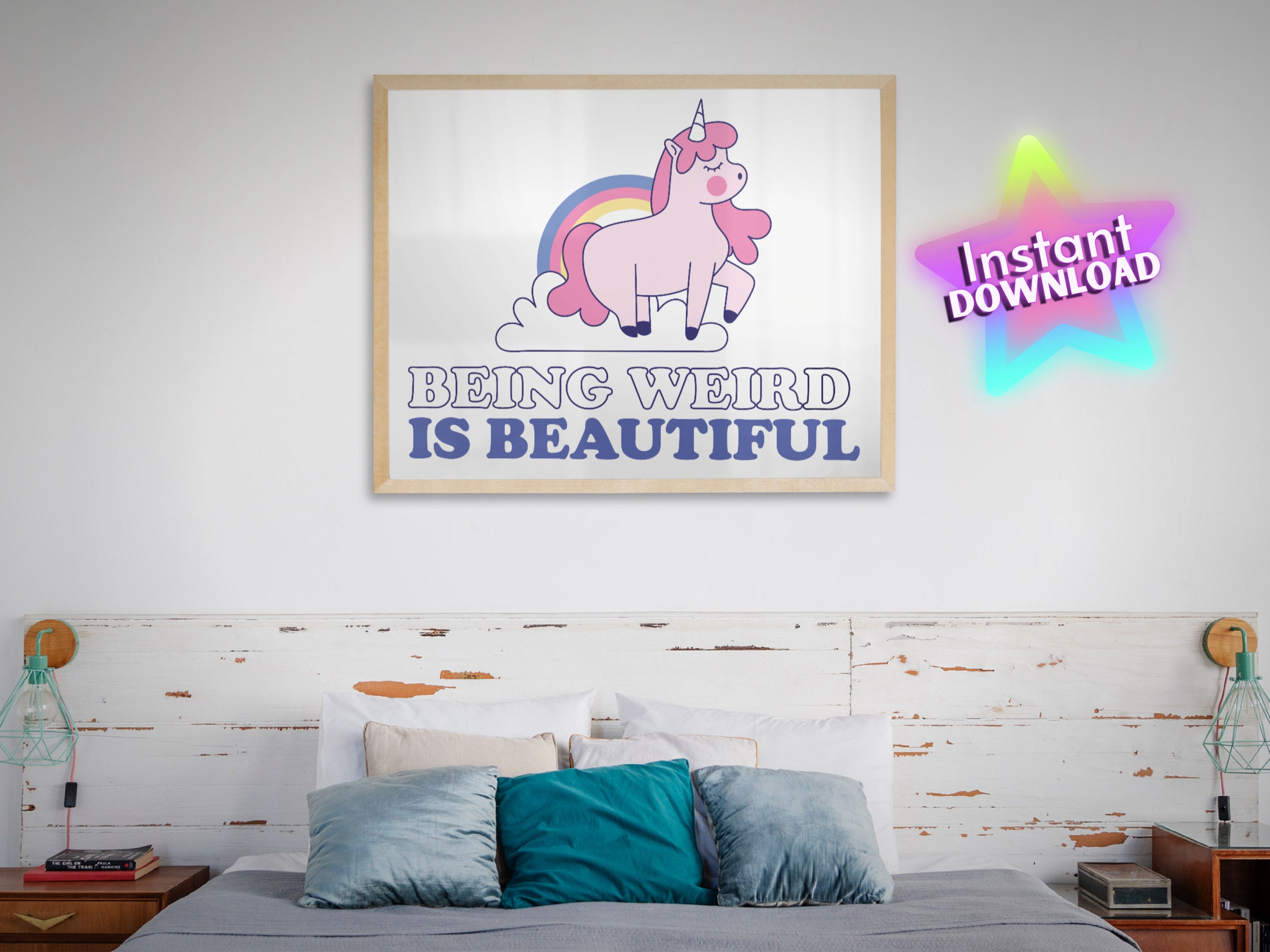 Being Weird is Beautiful Unicorn Layered SVG Cute Unicorn - Etsy UK