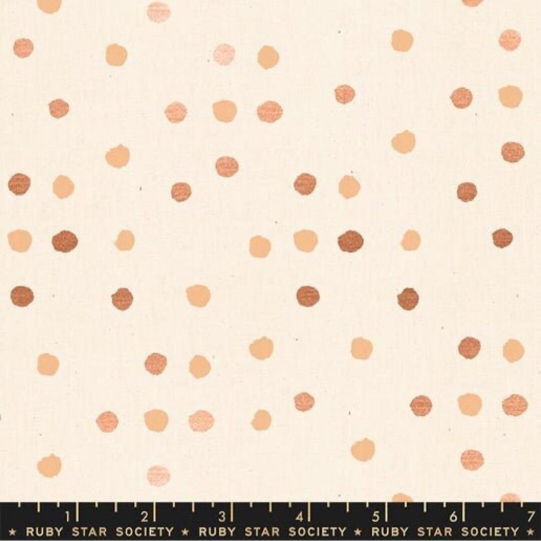 Copper Dot Fabric by the Yard: Vessel - Ruby Star Society - Etsy