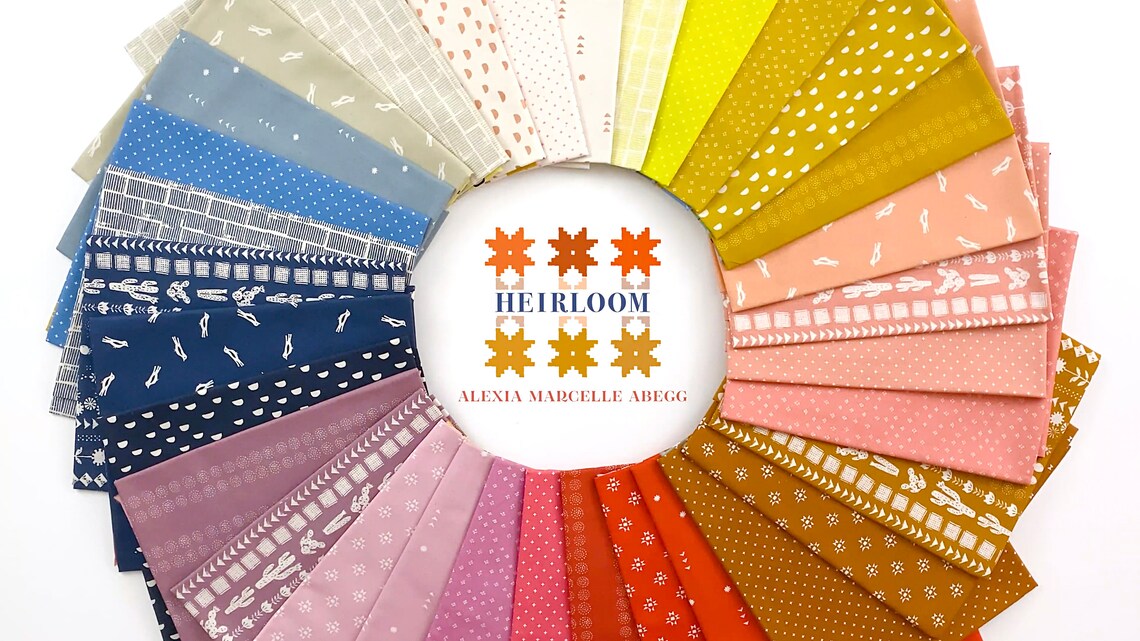 Ruby Star Society Fabric: Heirloom Collection - Bluebell White Garden ...