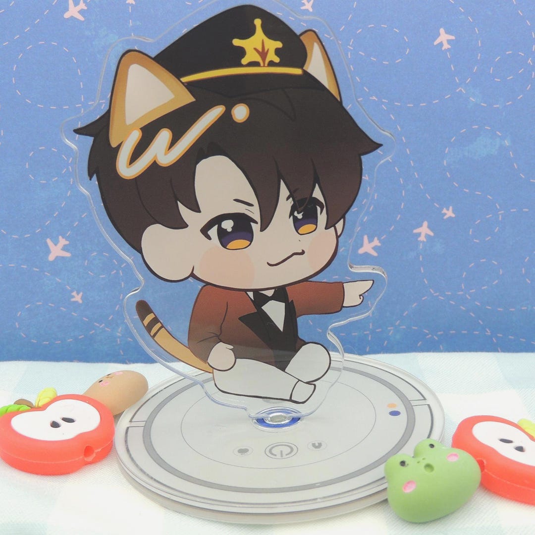 Cat Caleb Roomba Spinning Standee - Love and Deepspace - Etsy