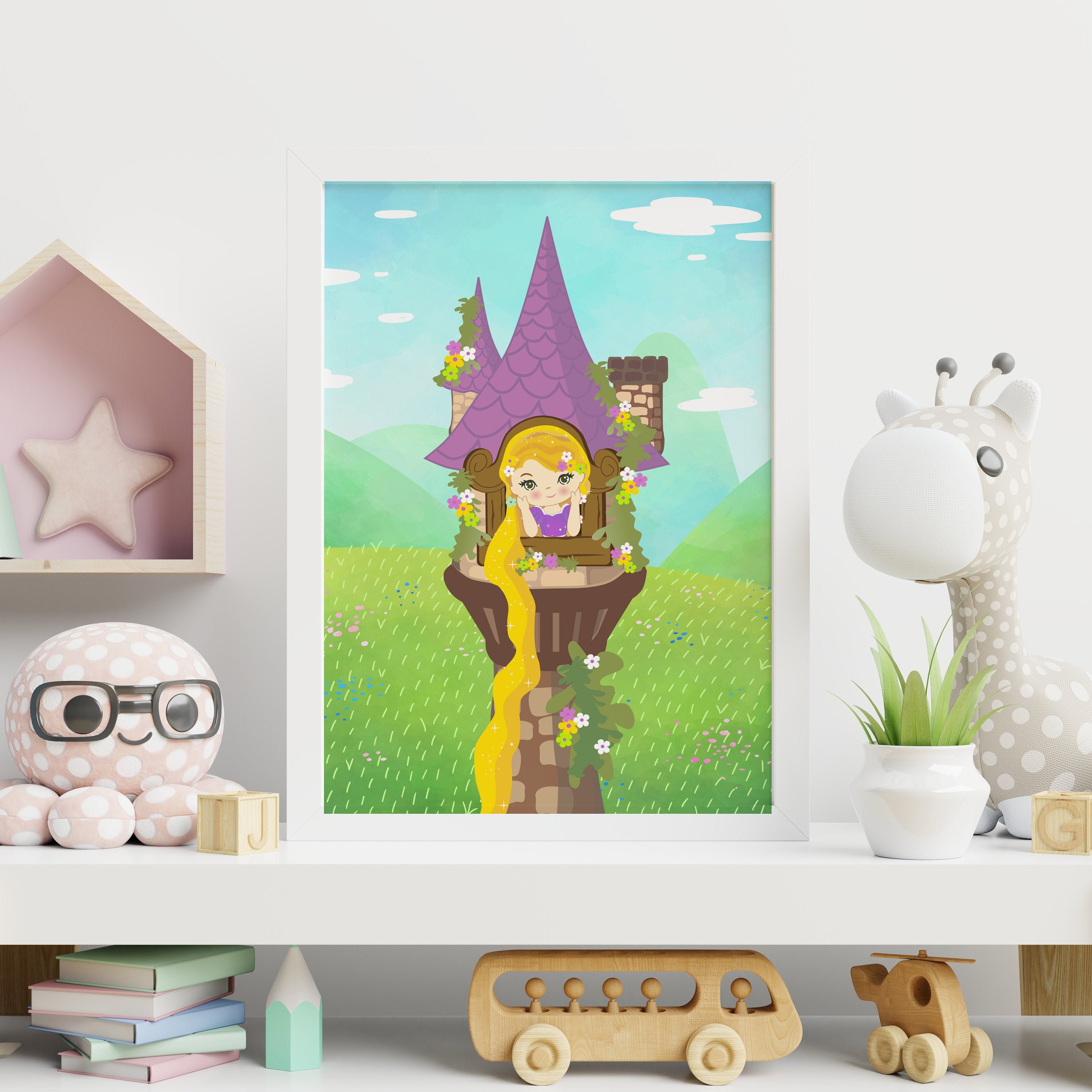 Tangled Rapunzel Wall Stickers