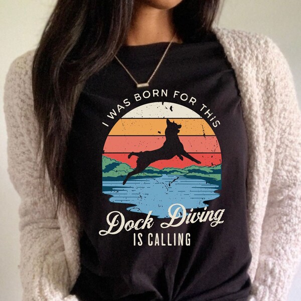 Dog Dock Diving Shirt - Etsy